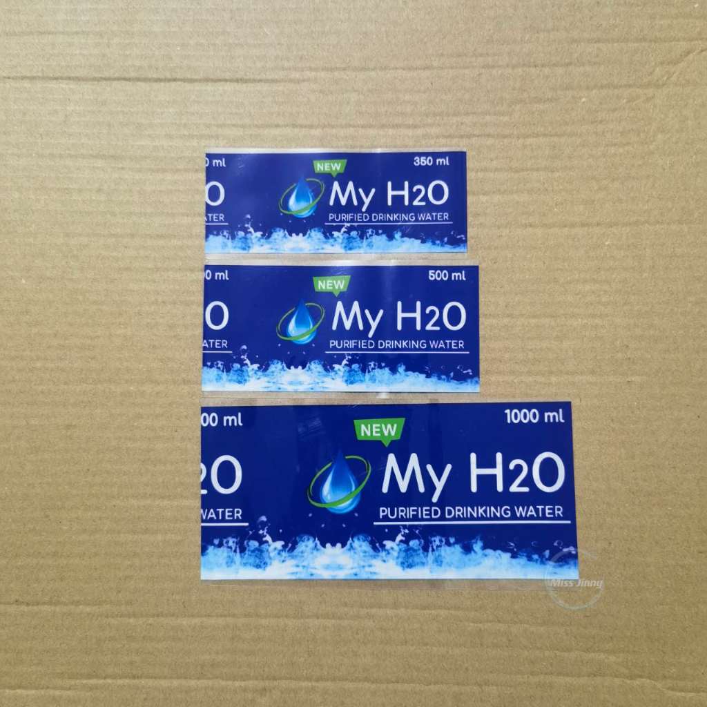 "Healthy" "My H2O""Clean H2O"Cap Seals Pet Bottles Label 500pcs per ...
