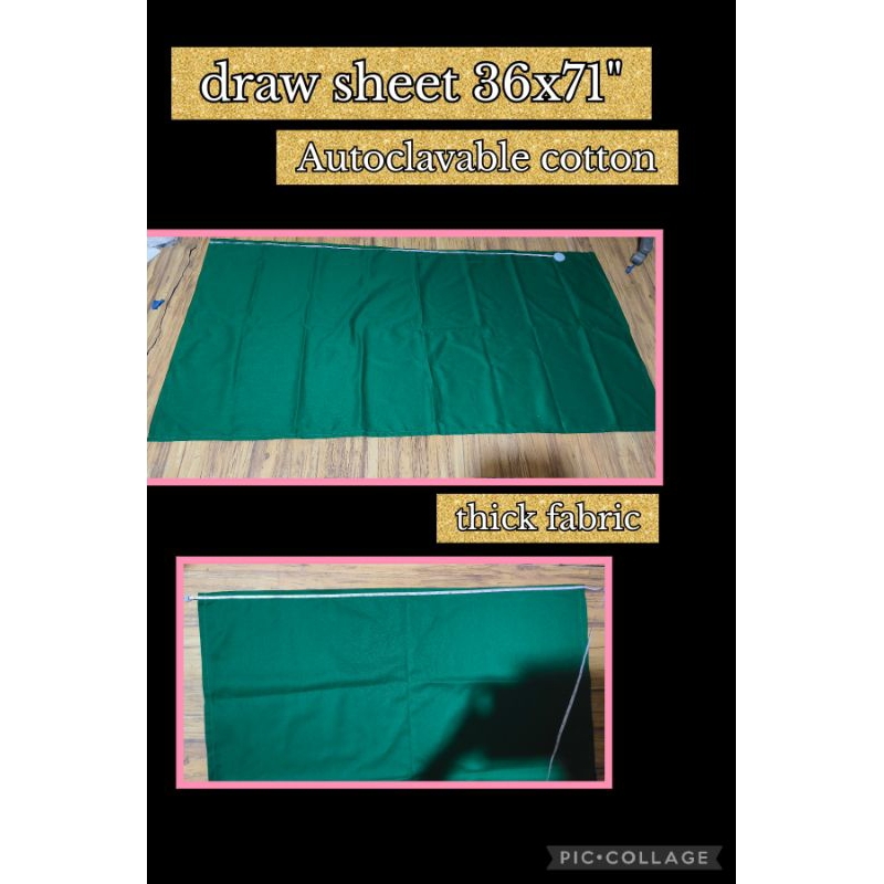 Draw sheet Autoclavable cotton thick fabric | Shopee Philippines