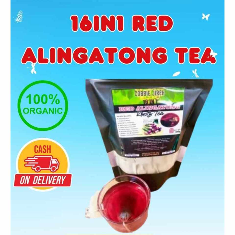 COBBIE JIREH 16in1 red alingatong tea-20 teabags AUTHENTIC FROM BICOL ...