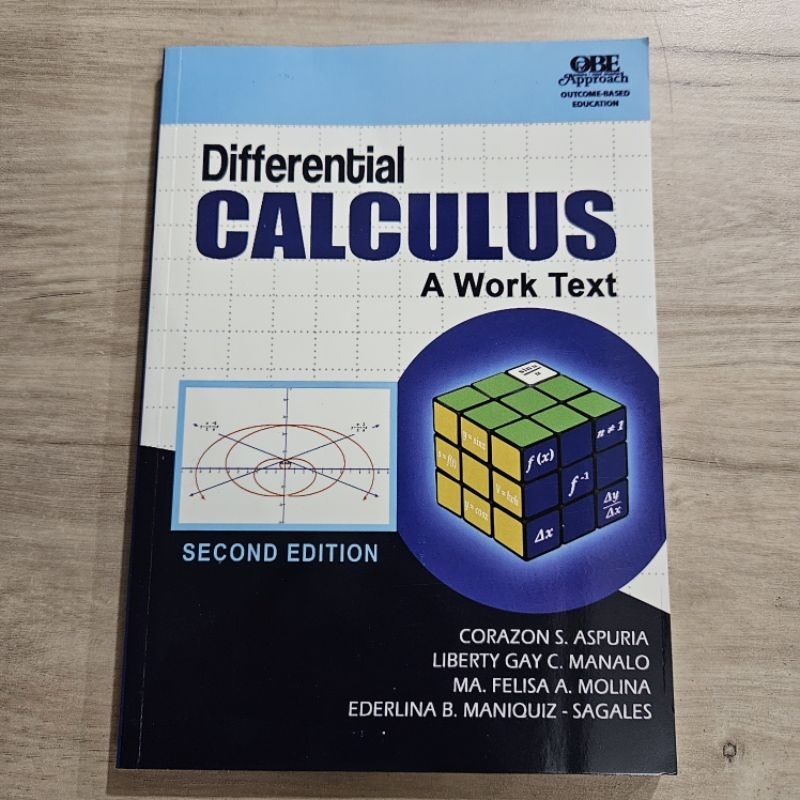 Differential Calculus A Work Text second edition By:Aspuria | Shopee ...