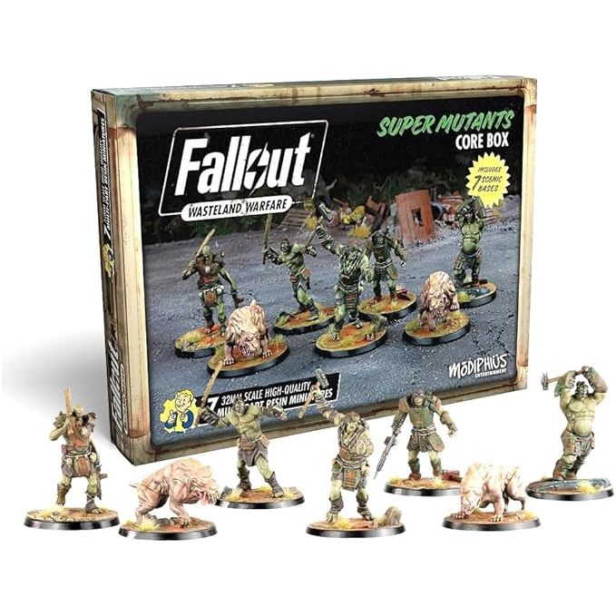 Miniatures - Super Mutants Core Box (Unpainted) Modiphius Wasteland ...