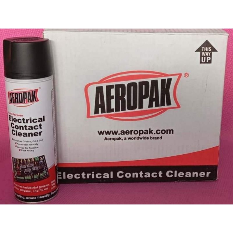 1 Box Aeropak Electrical Contact Cleaner 500ml -12pcs | Shopee Philippines