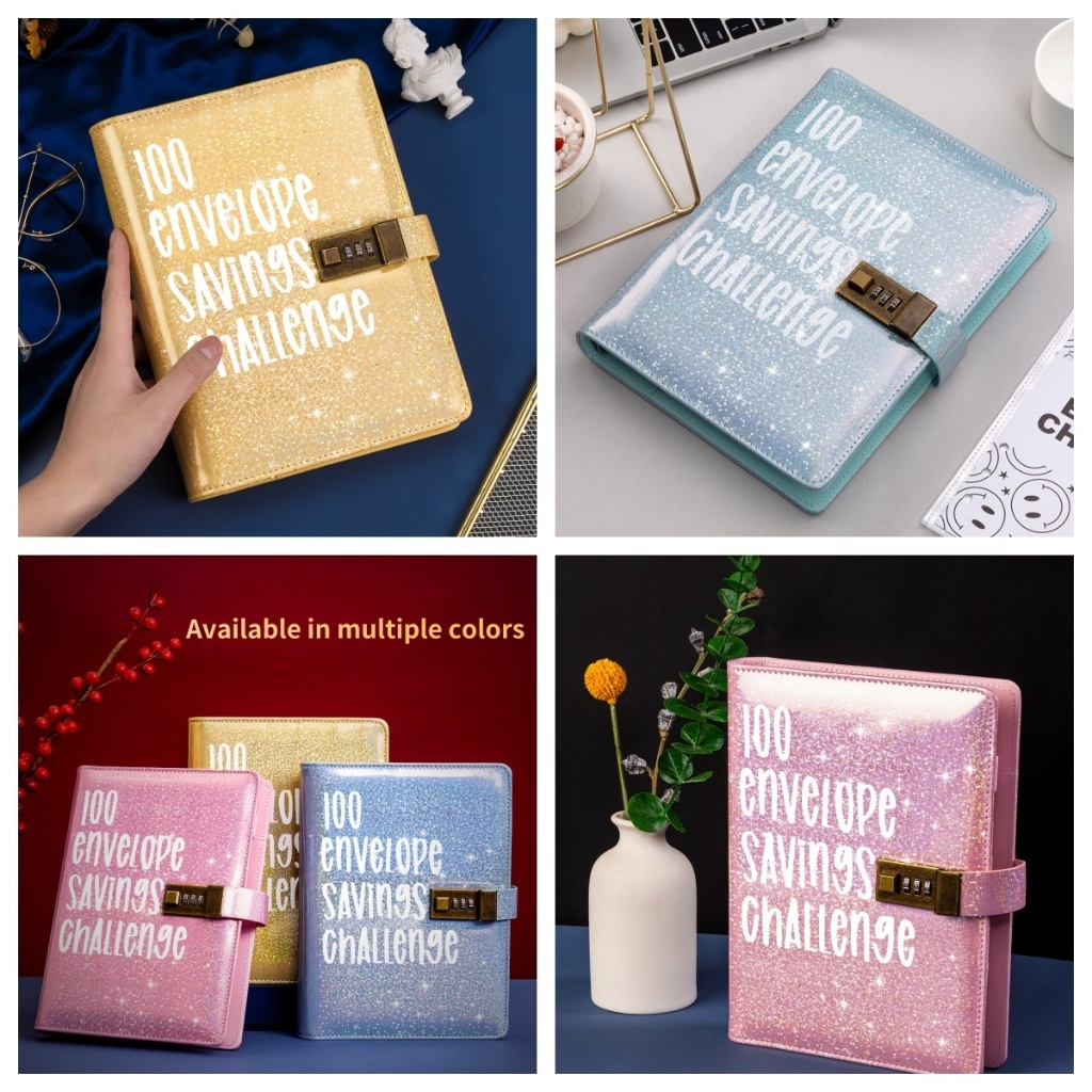 100 day deposit book challenge Money Saving Record Booklet Folder ...