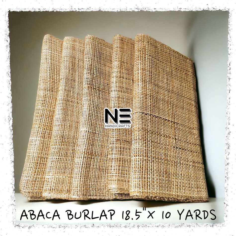 10-Yard Natural Abaca Burlap Mat Sinamay Sheet Jute DIY Flower Bouquet ...