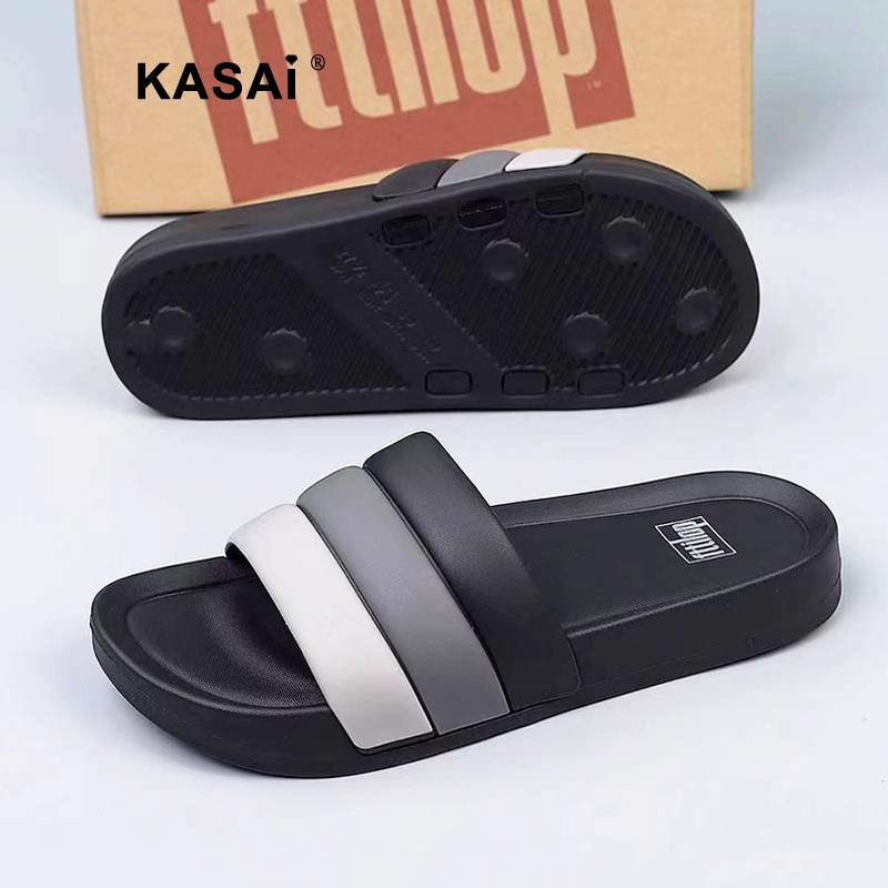 Hot deals INS New Classic Stripes Slide Rubber Slippers Water Proof For ...