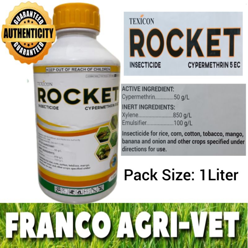 Rocket Cypermethrin 5 EC Insecticide ( 1 Liter ) | Shopee Philippines