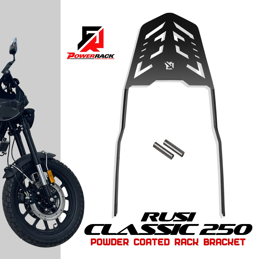 RUSI CLASSIC 250 TOP BOX BRACKET / LASER CUT HEAVY DUTY / CLASSIC 250 ...