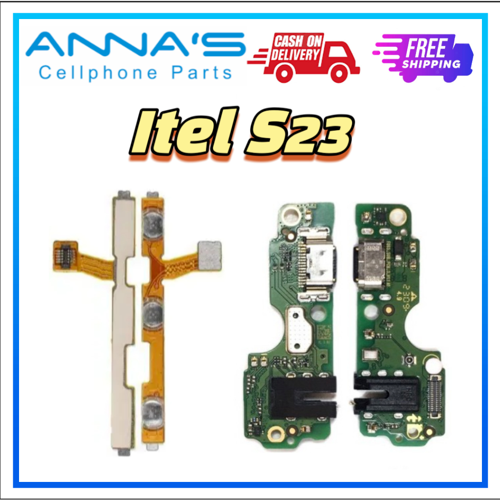for Itel S23 S665 USB Dock Charger Port Plug Headphone Cable Charging ...
