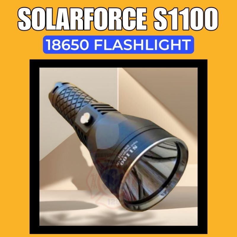 Solarforce S1100 18650 Flashlight | Shopee Philippines