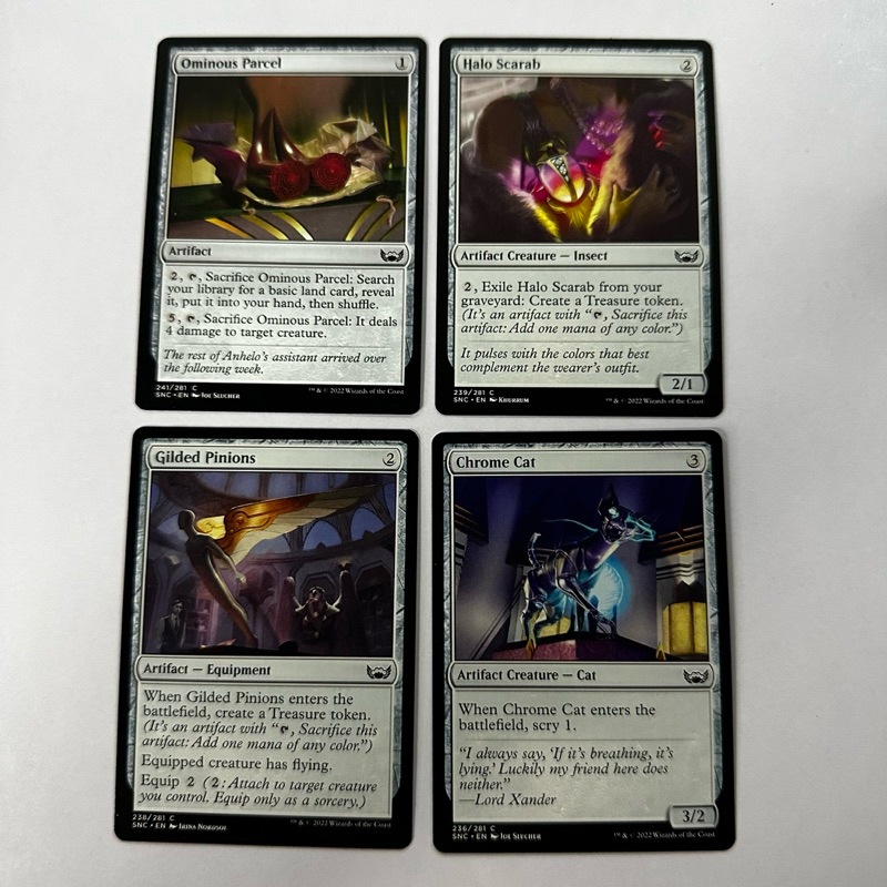 OMINOUS PARCEL HALO SCARAB GILDED PINIONS CHROME CAT | SNC STREETS OF ...