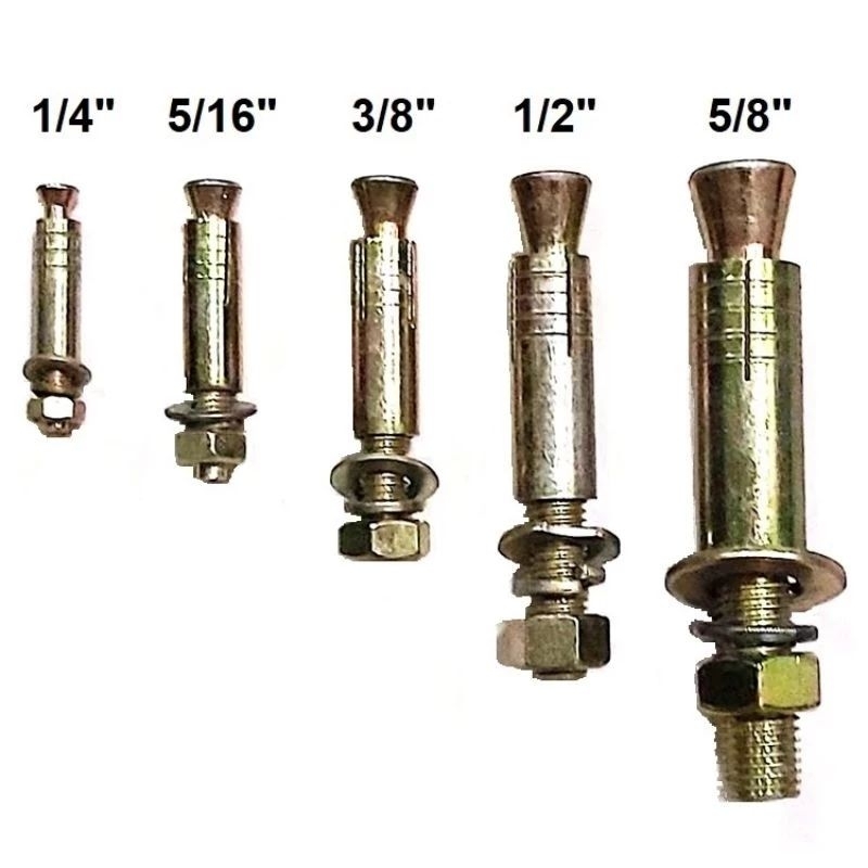 Dyna Bolt Expansion Bolt Expansion Screw 1/4, 5/16, 3/8, 1/2, 5/8(PER ...