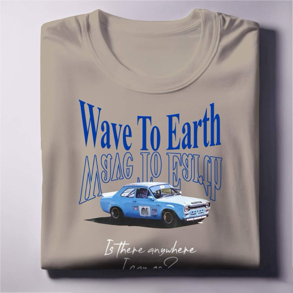 WAVE TO EARTH design top tshirt trend fashion cloth T-shirt for unisex ...