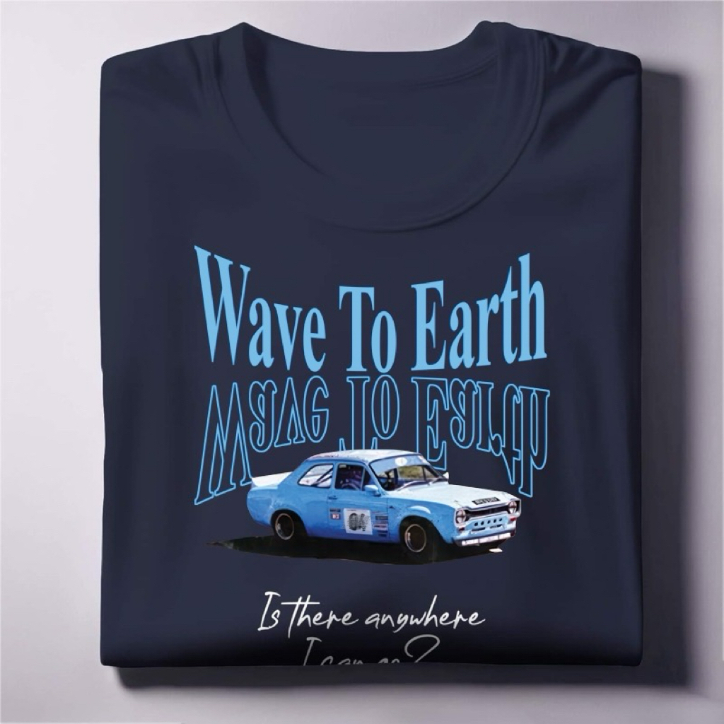 WAVE TO EARTH design top tshirt trend fashion cloth T-shirt for unisex ...