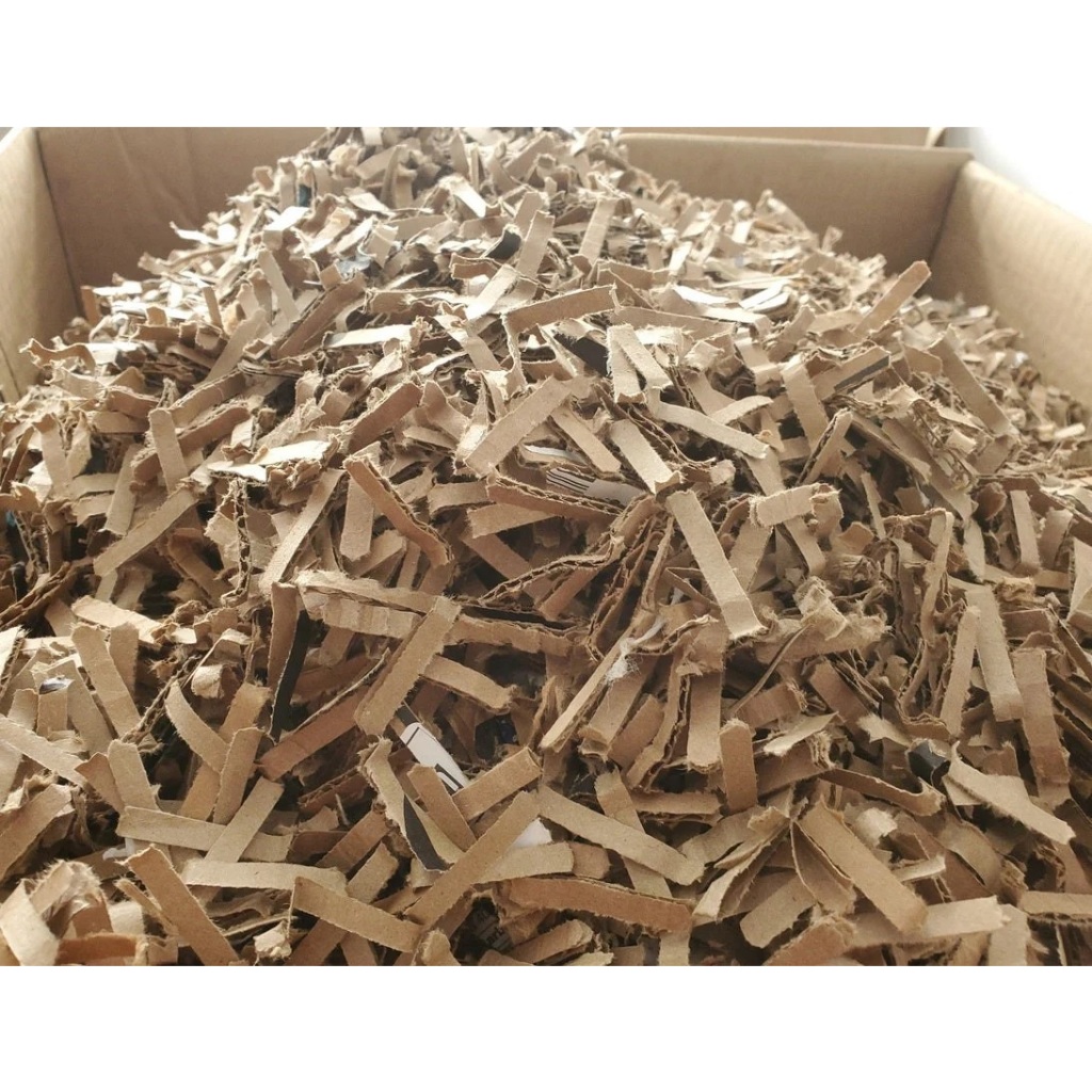 Shredded Paper Thick Shredded Cardboard Paper Packaging Filler Crinkle ...