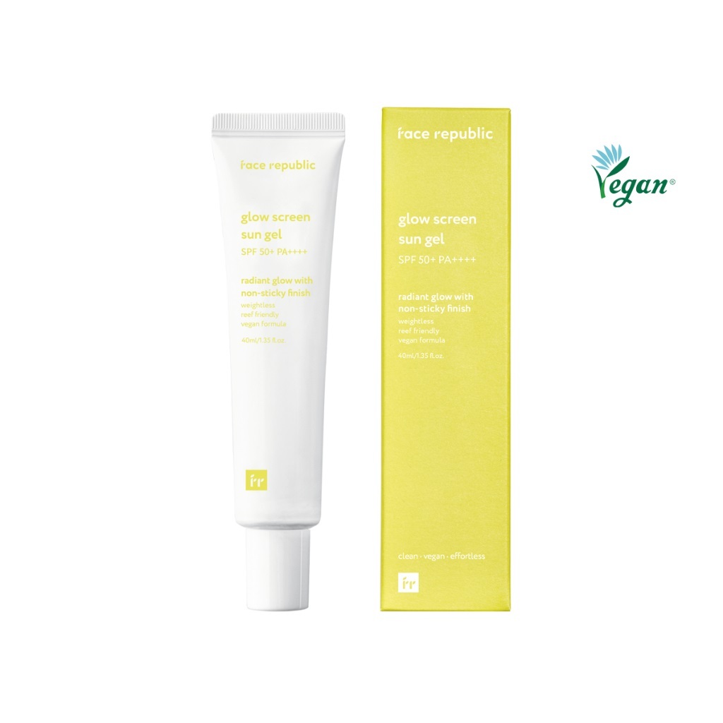 Face Republic Glow Screen Sun-Gel SPF50 PA 40mL | Shopee Philippines