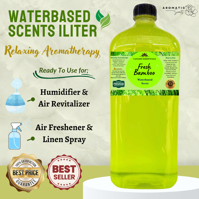 Aromatic FRESH BAMBOO 1L Water Based Scents for Humidifier, Air ...