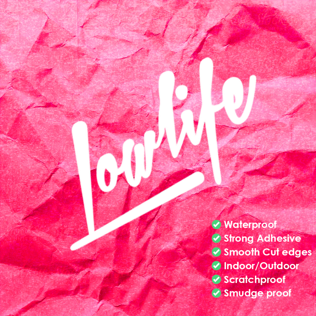 LOWLIFE 002 Die-Cut Vinyl Sticker Decal car motorcycle laptop mugs ...