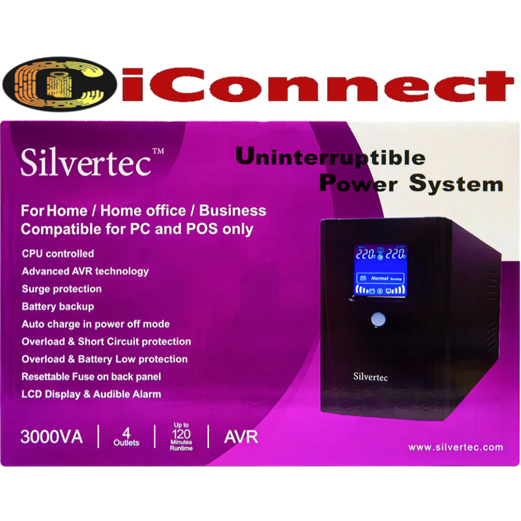SILVERTEC UPS 3000VA | Shopee Philippines