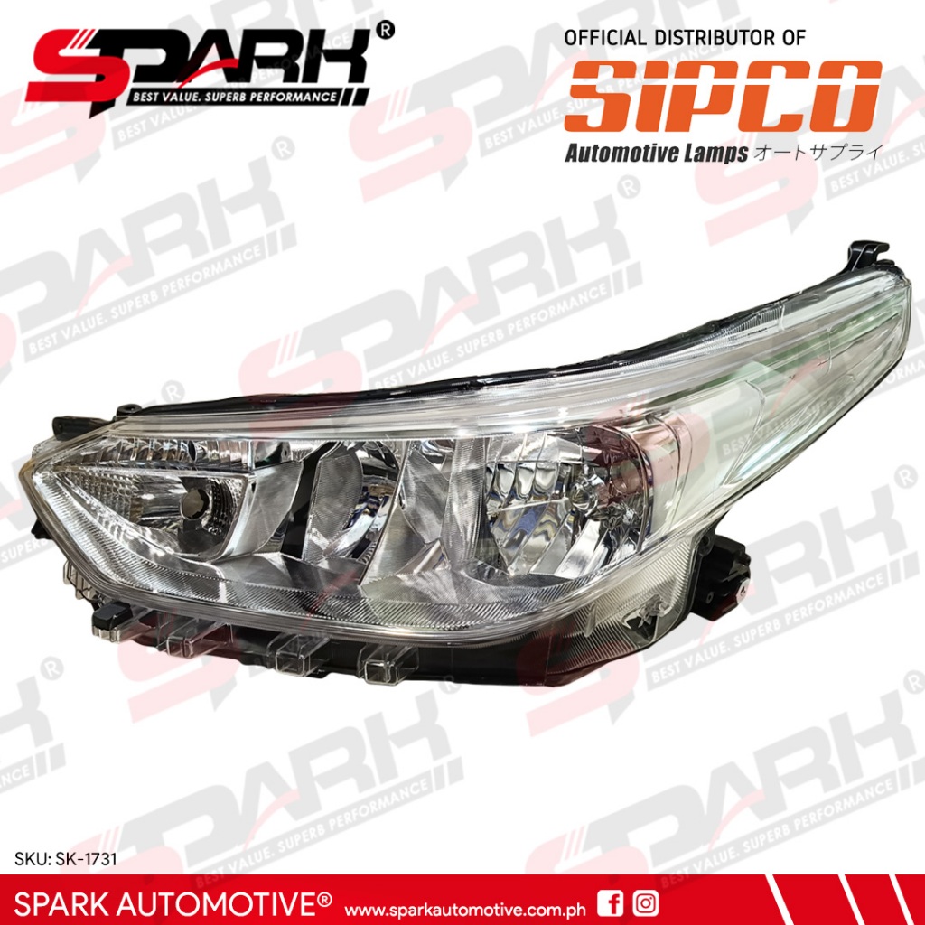 Head Lamp Headlight Head Light Toyota Vios 2019 - 2022 Vios 4th Gen ...