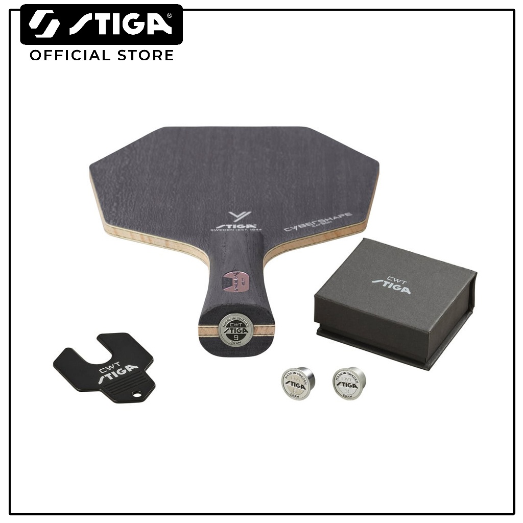 Stiga Cybershape Carbon CWT Table Tennis Blade Pingpong Racket | Shopee ...