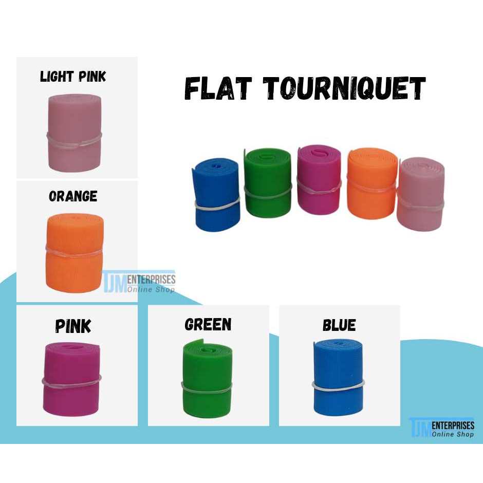 Tourniquet Rubber Flat Assorted Color 1pc | Shopee Philippines