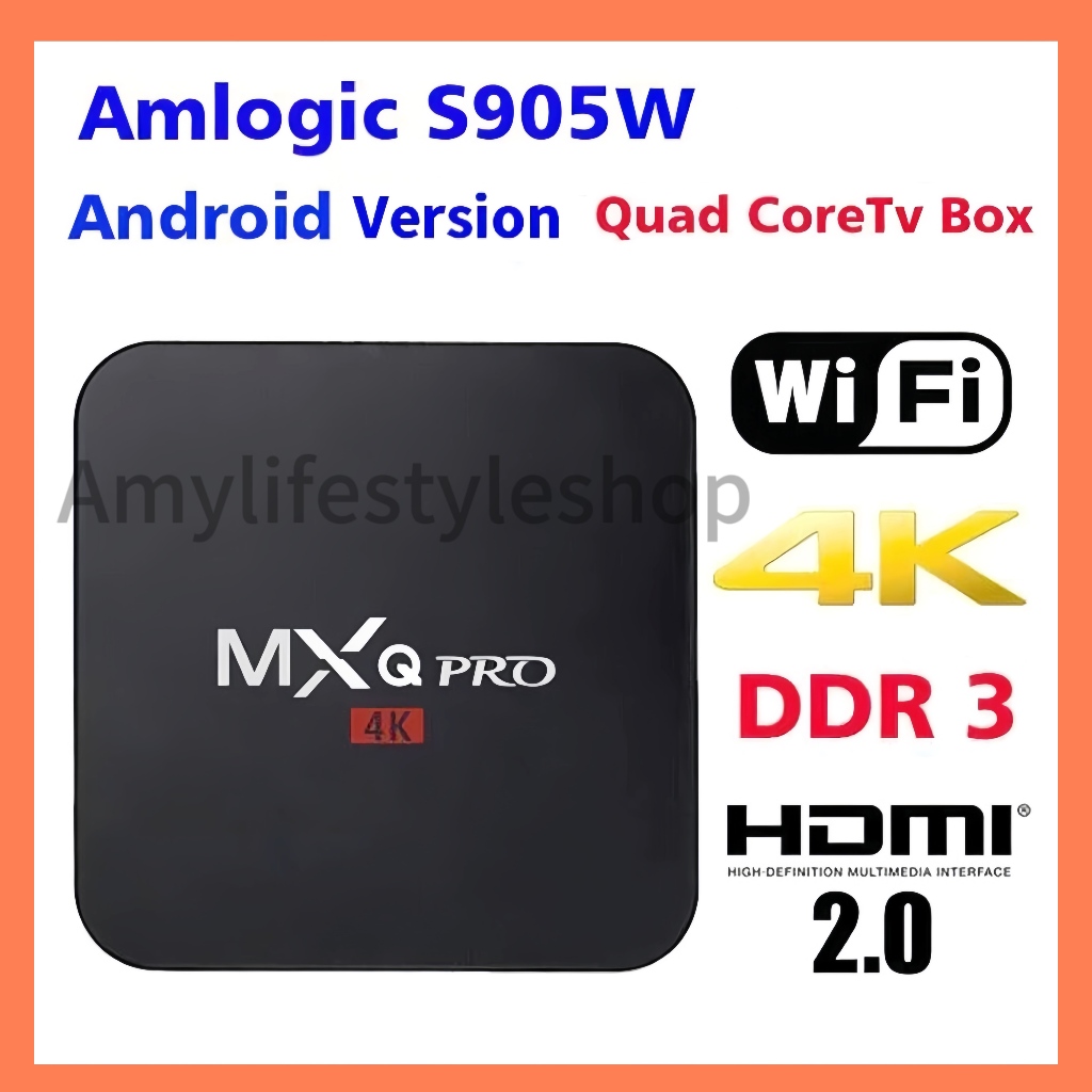 amy MXQ PRO 5G 4K 8+128G Android Ultrahd Smart TV Box 2.4GHz WIFI Quad ...