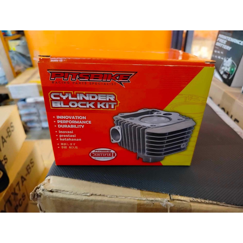 PITSBIKE RAIDER150 CYLINDER BLOCK KIT 68MM FLAT CASTING PISTON RAIDER ...