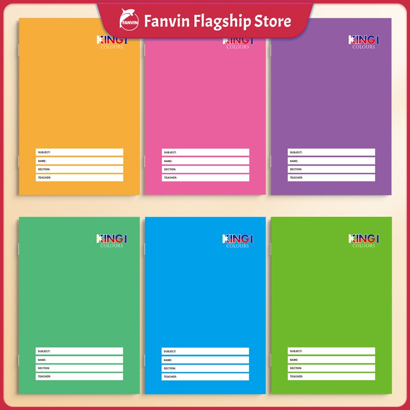 Fanvin 80 Sheets A5 School Bound Notebook Student Office Writing ...