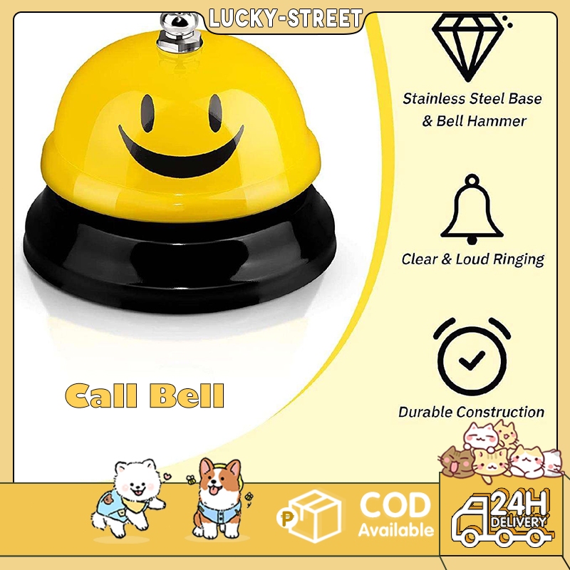 Call Bell 3 Inch Desk Bell with Metal Anti Rust Classroom Bell for ...