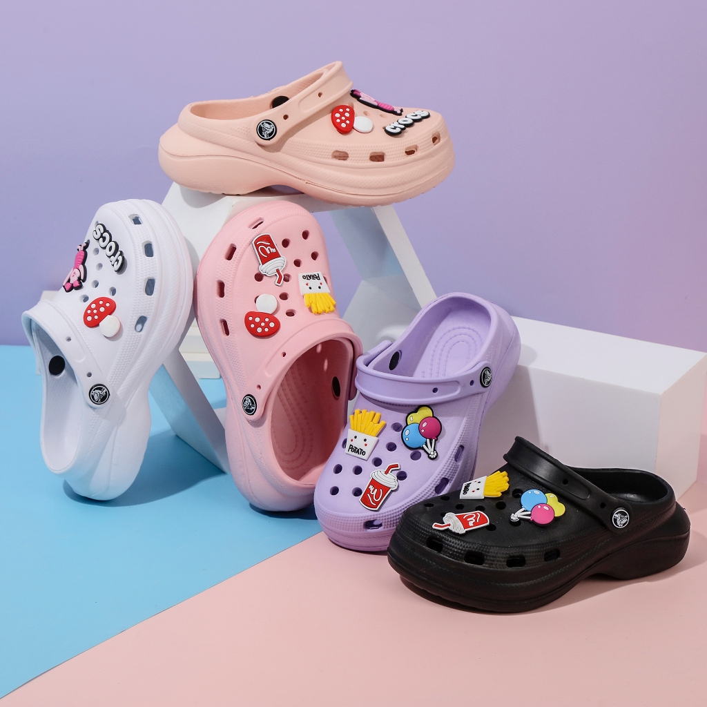 2024 Fashion Girls and Boys Crocs Cute Kids Clogs Cartoons Design ...