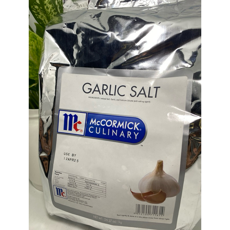 McCormick Garlic Salt 1kg | Shopee Philippines