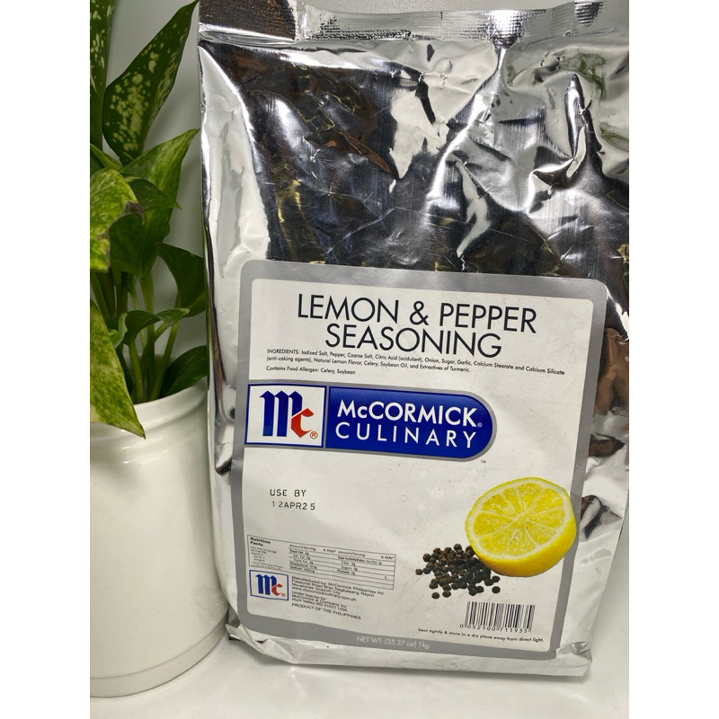 McCormick Lemon & Pepper Seasoning 1Kg | Shopee Philippines