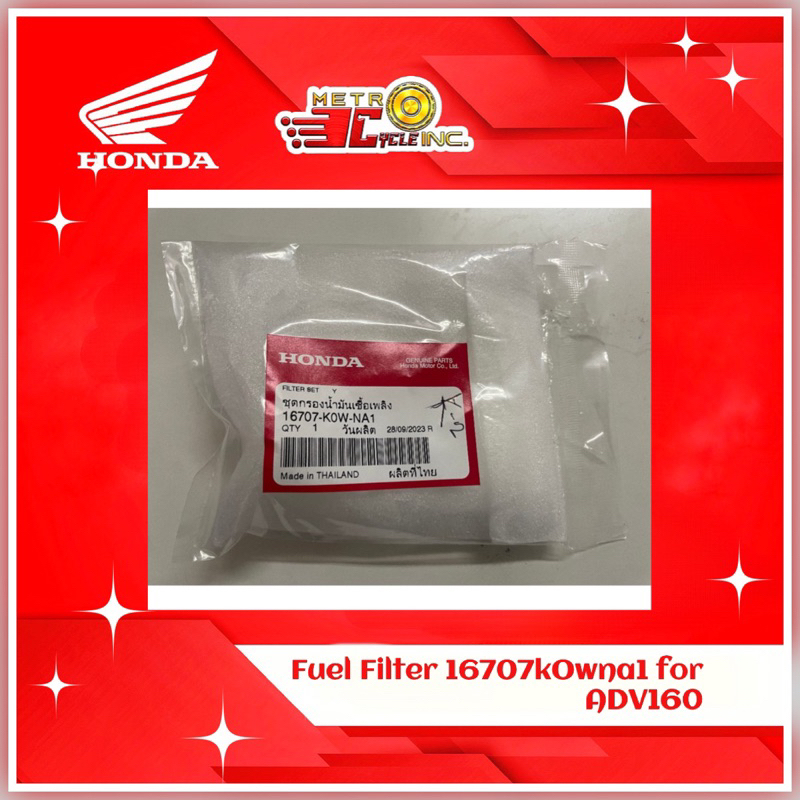 Honda Genuine Fuel Filter 16707K0WNA1 for ADV160 and 2023-present ...