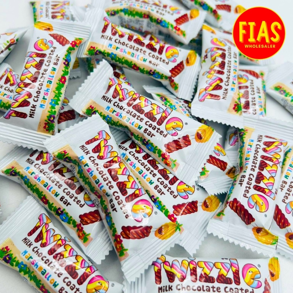 [Wholesale] 24 pcs Twizzle Bar Chocolate Coated Marshmallow Bars ...