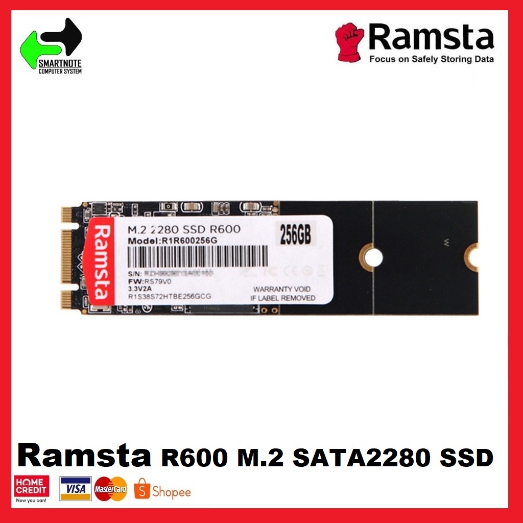 Ramsta R600 M.2 SATA 2280 SSD 128G/256G | Shopee Philippines