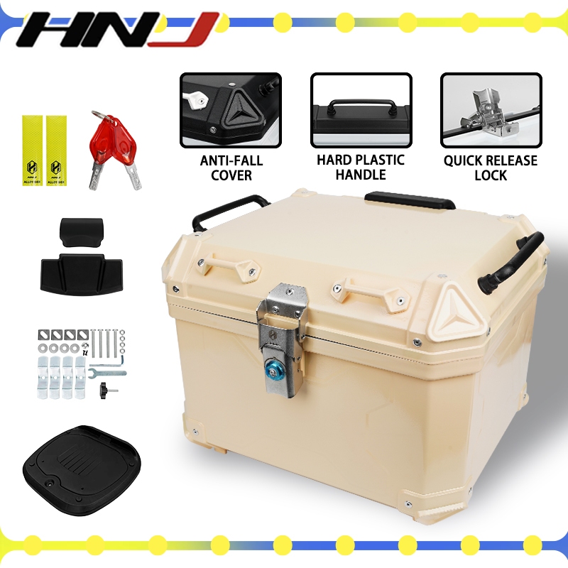 HNJ A01S-2 Top box for Motorcycle tail box universal backrest large ...
