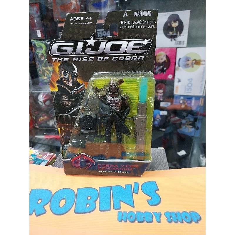GI Joe Rise of Cobra movie Cobra Viper Commando Desert Ambush sealed ...
