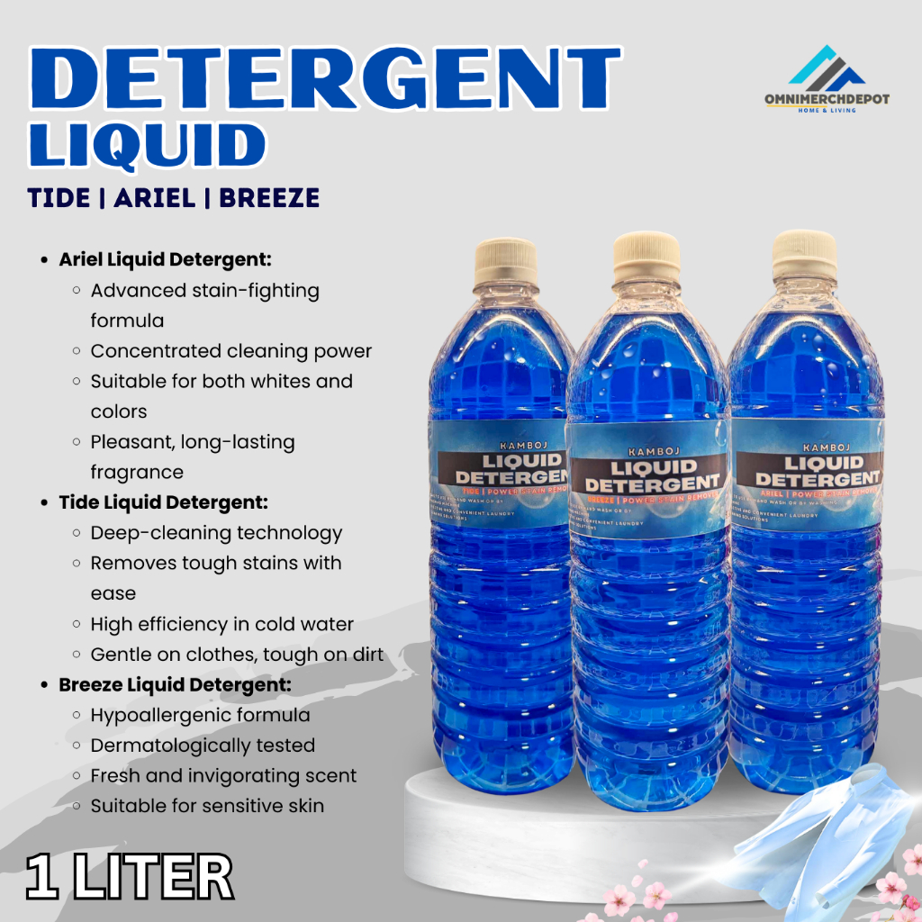 KAMBOJ Laundry LIQUID DETERGENT 1 liter | Shopee Philippines