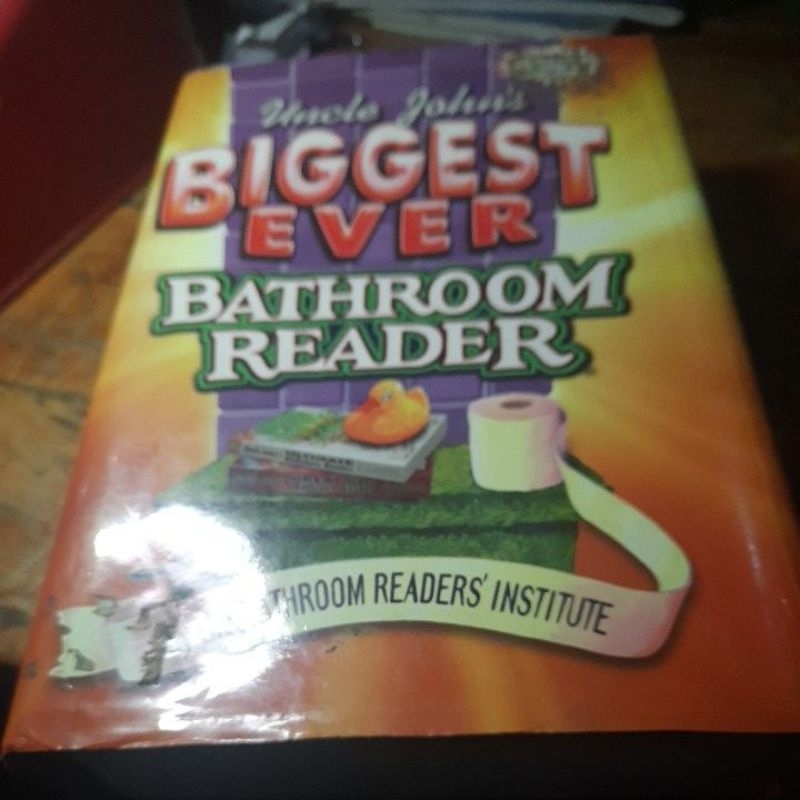Umcle John's Biggest EVER Bathroom Reader | Shopee Philippines