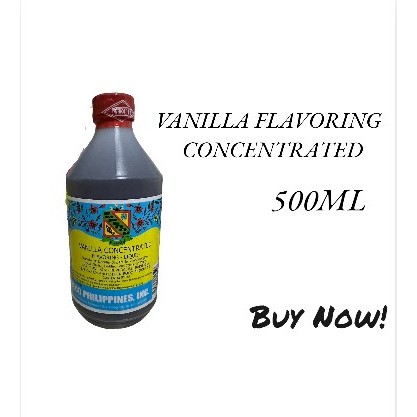 VANILLA CONCENTRATED FLAVORING LIQUID 500ml | Shopee Philippines