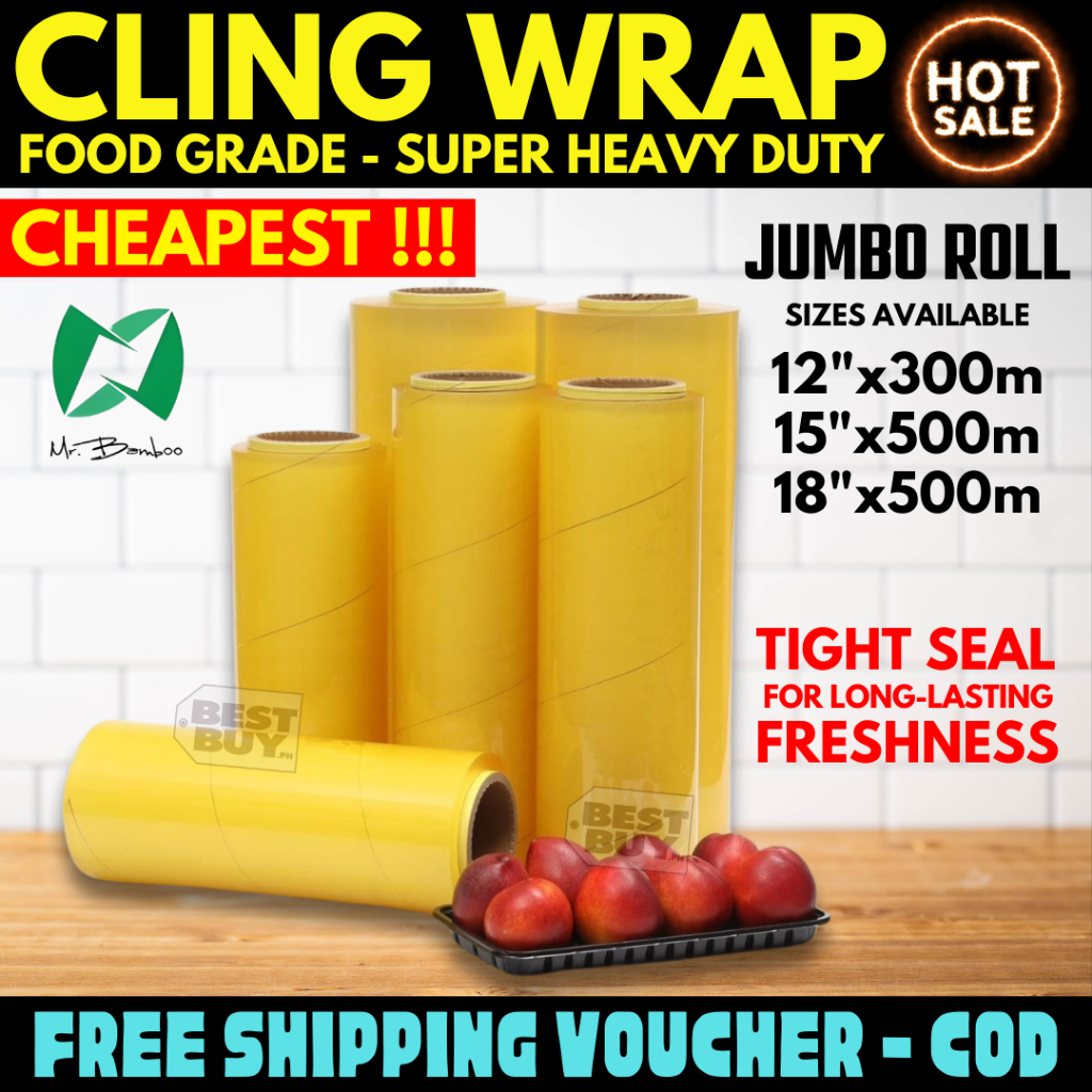 Plastic Food Wrap Food Grade Cling Wrap Food Packaging PVC Foodwrap ...