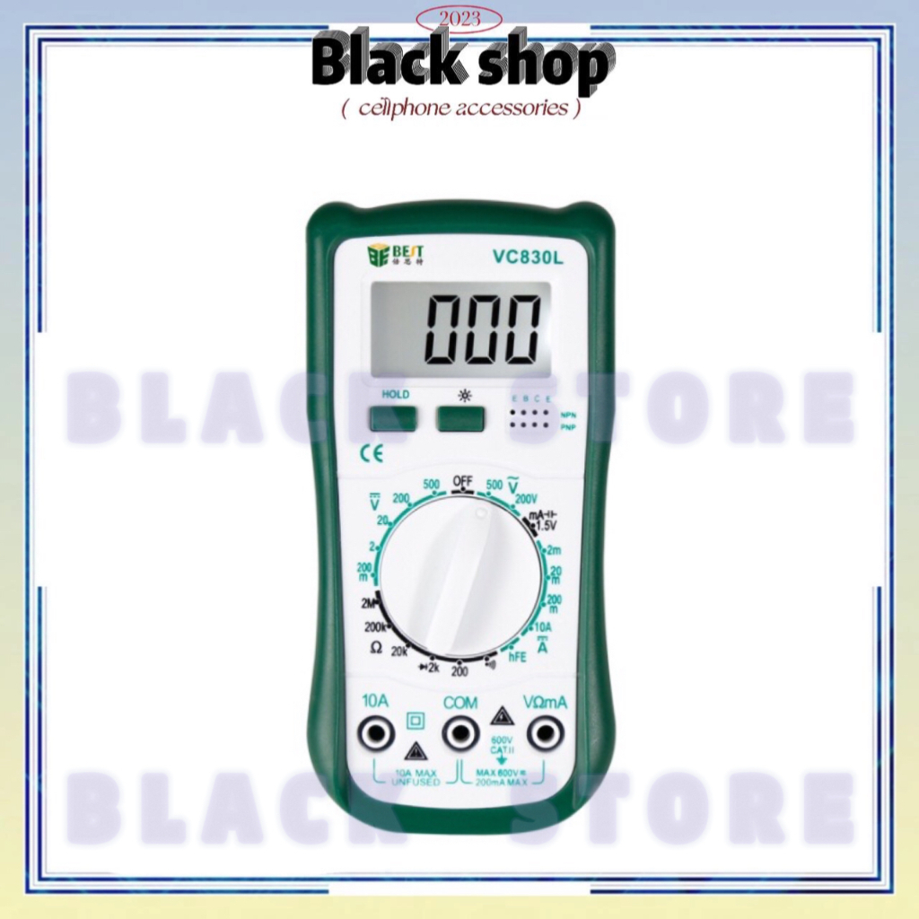 Multi Tester Best BST-VC830L High Precision Multi Meter Multimeter ...