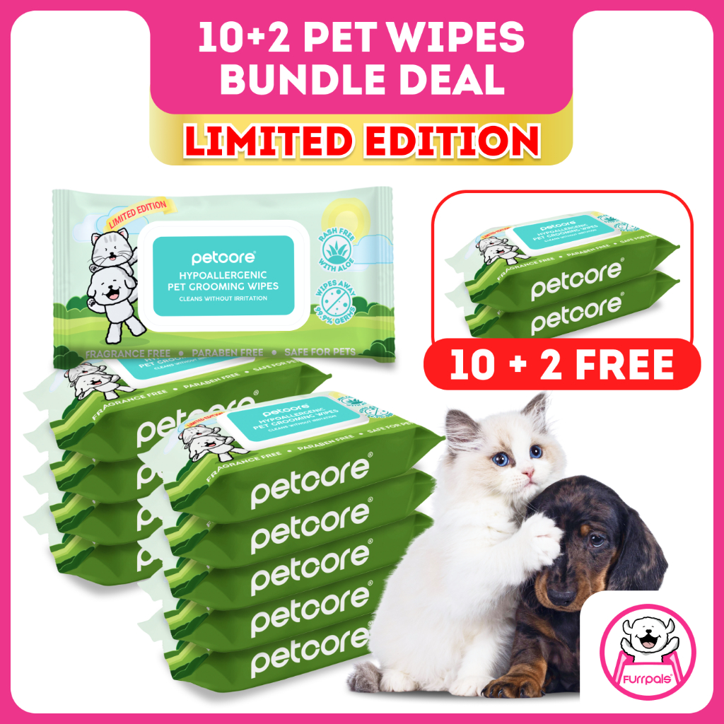 Petcore 80PCS Pet Wipes Dog Wipes Cat Wipes Multifunctional Grooming ...