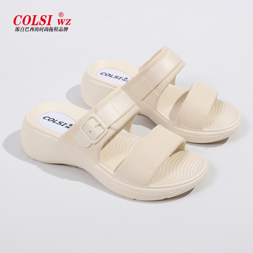 【S&S】Fashion Simple Slippers #2410 Size(36-40) Smooth Comfortable Slide ...