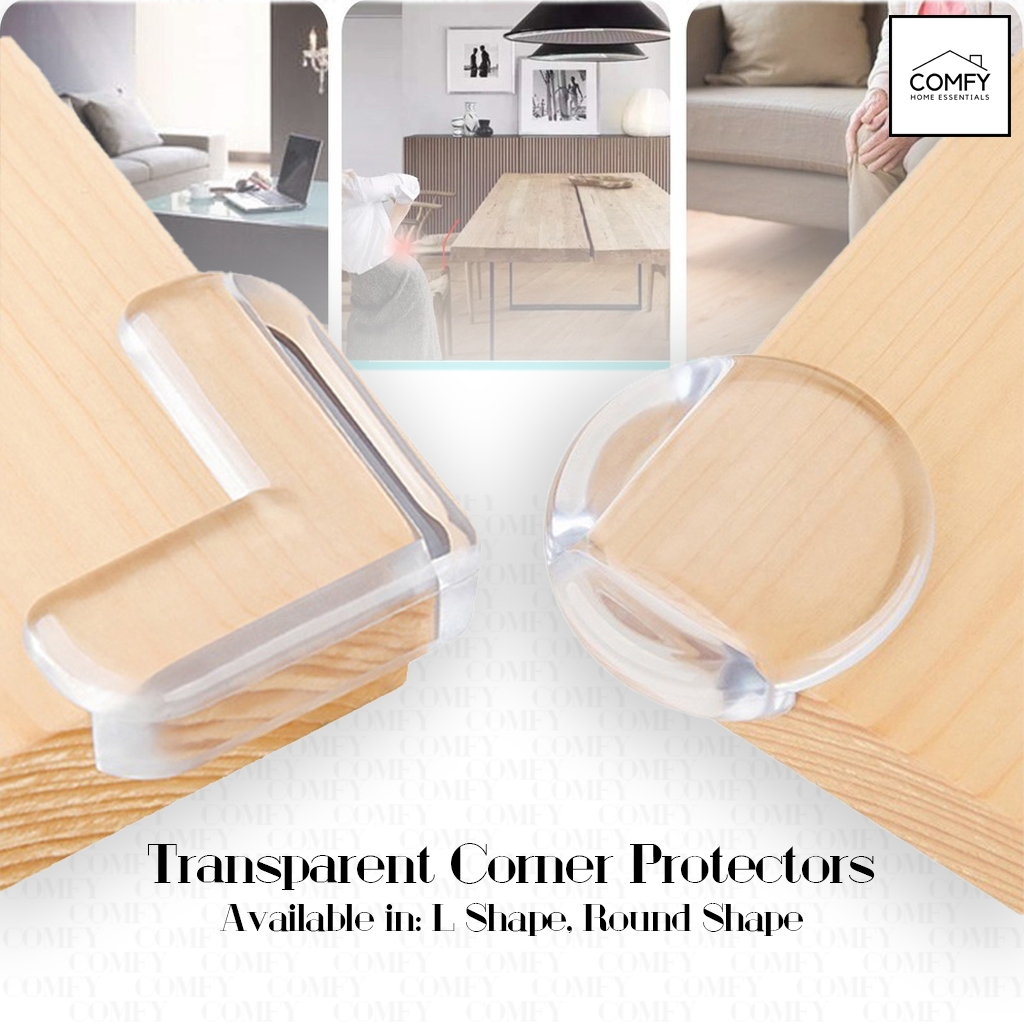 Baby Kids Children Safety Table Corner Protector Transparent Silicone ...