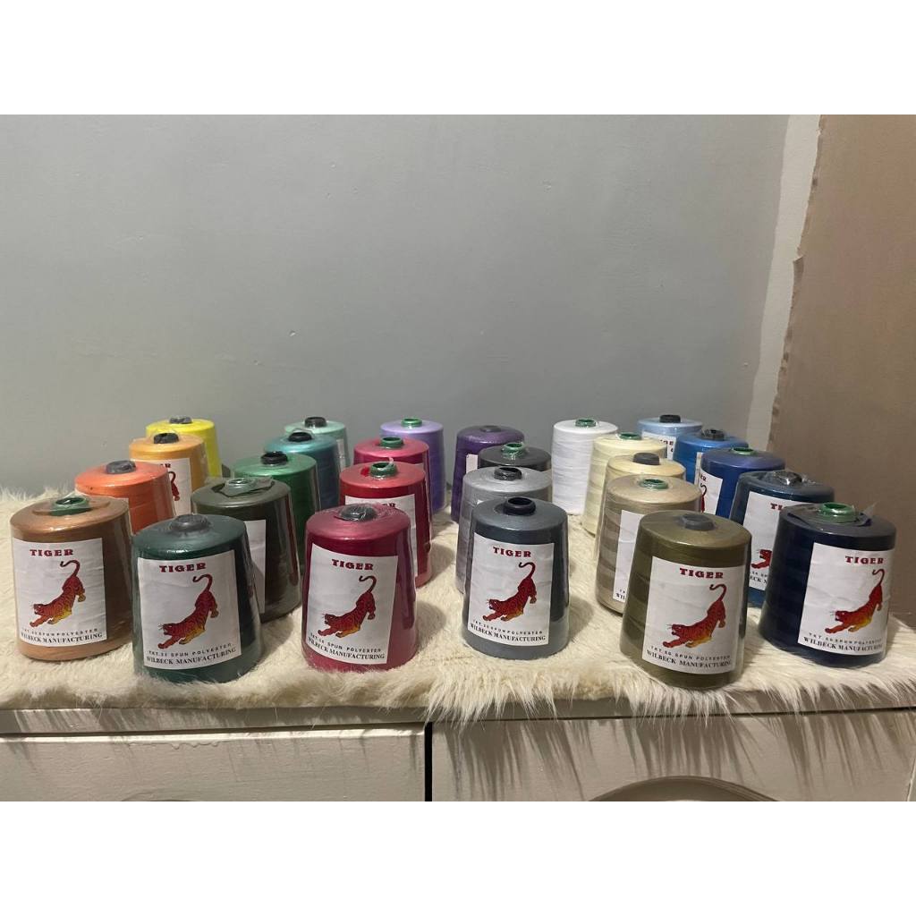 TKT 50 Cotton Thread (TIGER) High Quality sewing thread | Shopee ...
