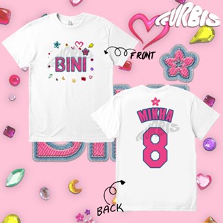 BINI JERSEY Shirt cotton oversized men's women's t-shirt（S-3XL）white ...