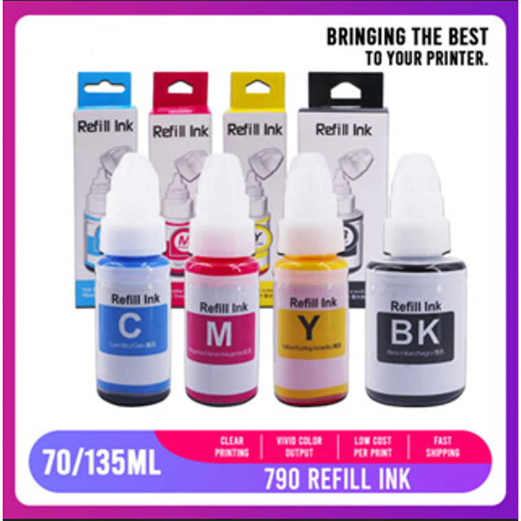 Canon Ink 790 Ink Dye Ink For Printer G2010 MG2570S PG810 G1010 Pixma ...