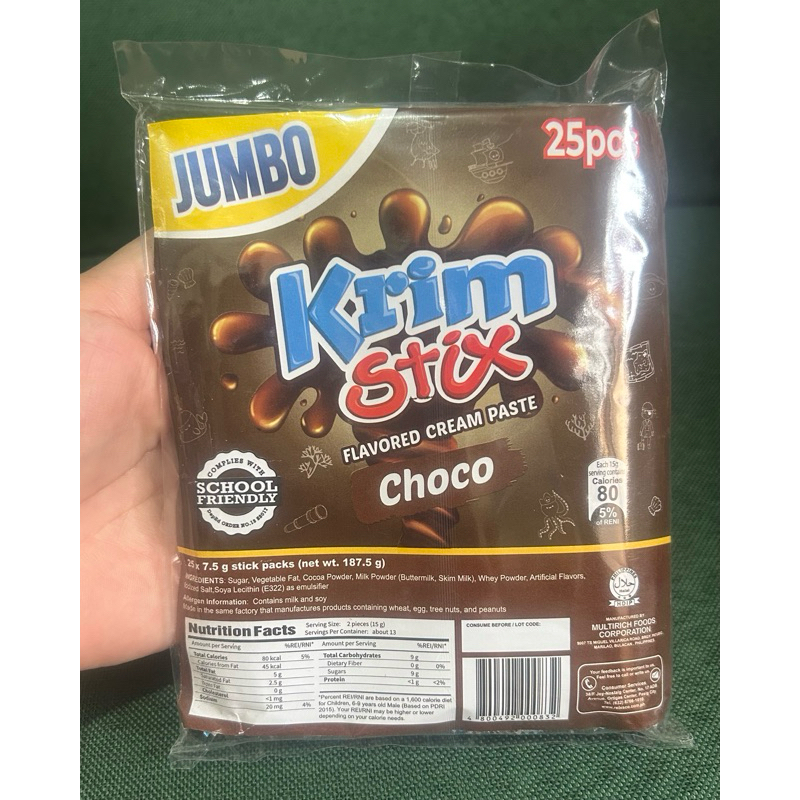 Krim Stix Flavored Cream Paste Jumbo | Shopee Philippines