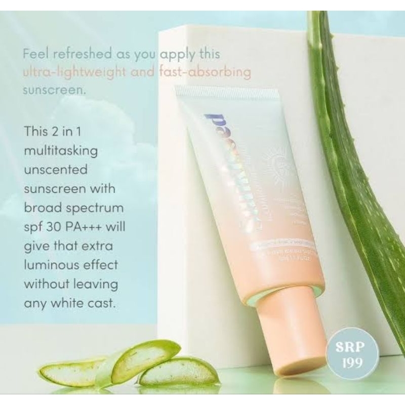 Barefaced Sunkissed Illuminating Sunscreen spf 50 infused with ...